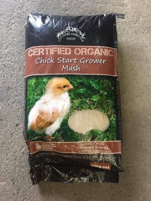 Organic Chick Starter Grower Mash 20kg - Heritage Poultry and Produce